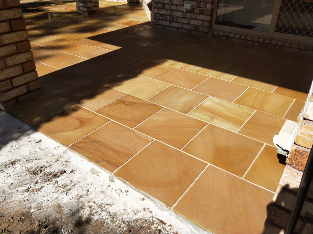 Sandstone Paver Patio - Safari Garden Projects